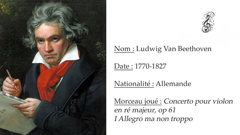 le 250e anniversaire de la naissance du compositeur Beethoven ⋆ Actuvision
