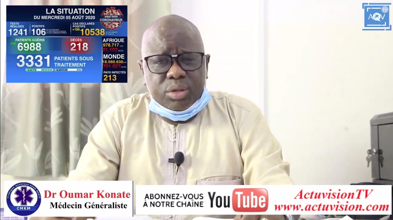 Covid-19 Docteur Oumar Konate : La pendemie risque de devenir plus ...
