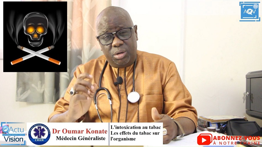 Docteur Oumar Konaté nous Parle de L'intoxication au tabac et ses ...