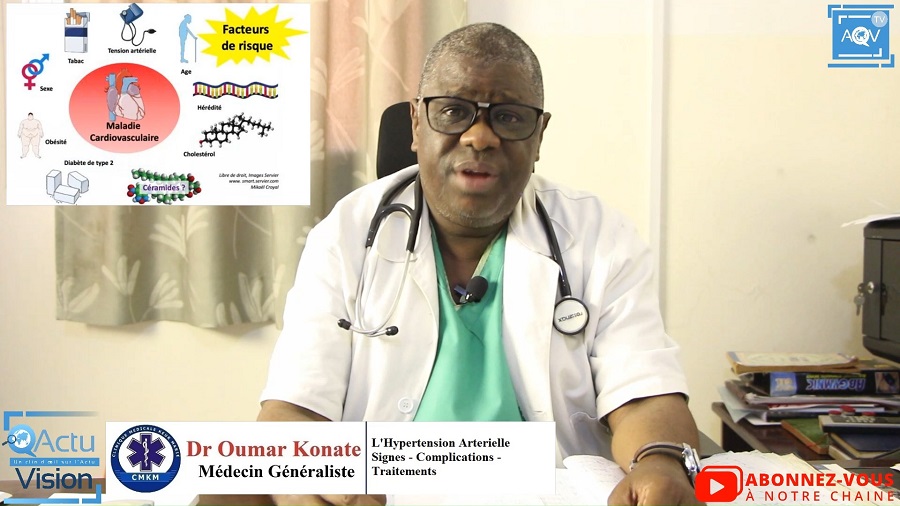 Docteur Oumar Konaté nous parle de l'hypertension Arterielle : Signes ...